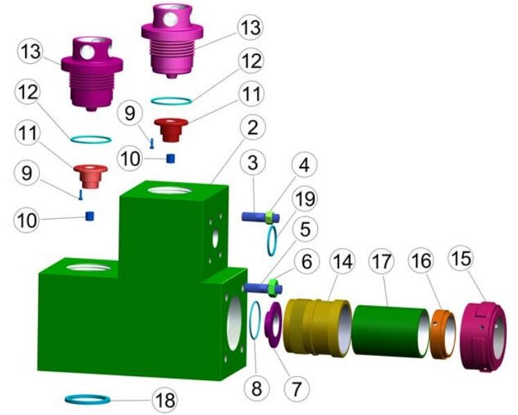 OILWELL A-1700PT-L FLUID END MODULE & ACCESSORIES, SOUTHWEST FB1600 MUD ...