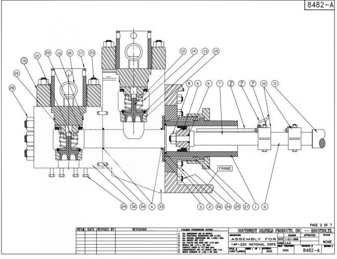 Southwest mud pump fluid end modules, Zirconia Liners, Hy-Chrome Liners ...
