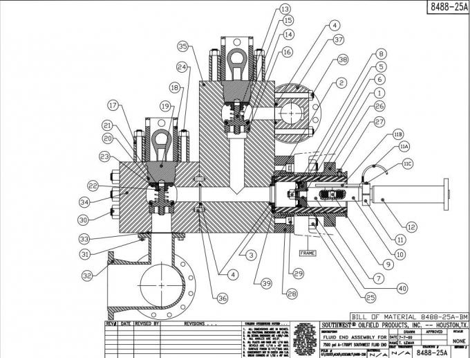 Southwest mud pump fluid end modules, Zirconia Liners, Hy-Chrome Liners ...